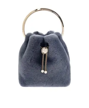 JIMMY CHOO Bon Bon Drawstring Tote Bag