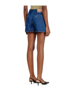 DIESEL® Denim Skort With Pleated Front