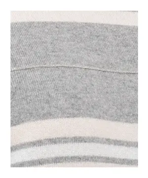Peserico Striped Crew-neck Knitted Sweater