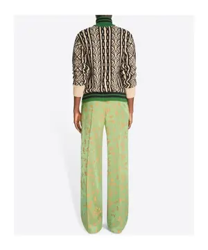 Dries Van Noten Geometric-pattern Zip-up Cardigan