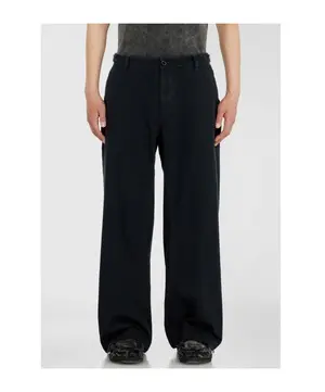 DIESEL® Cotton Wide-leg Trousers