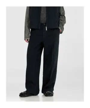 DIESEL® Cotton Wide-leg Trousers
