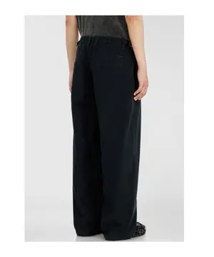 DIESEL® Cotton Wide-leg Trousers