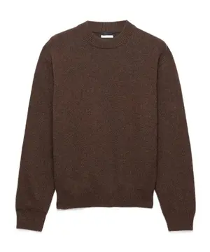 Prada Re-cashmere Crew-neck Sweater - Cocoa Brown