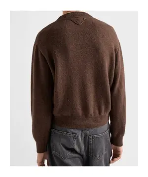 Prada Re-cashmere Crew-neck Sweater