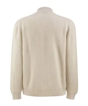 Kiton Long-sleeve Half-zip Sweater