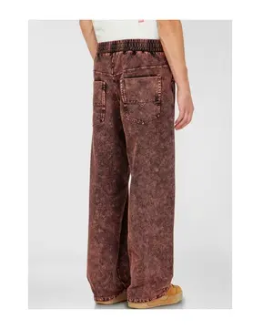 DIESEL® Sweatpants With Denim Effect