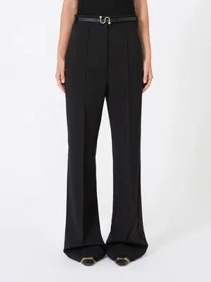 Sportmax Volonta High-waisted Wide-leg Trousers