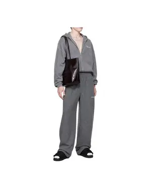 Alexander Wang Logo Print Mid-rise Oversized Sweatpant