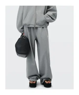 Alexander Wang Logo Print Mid-rise Oversized Sweatpant
