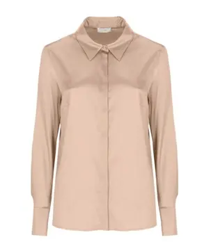Peserico Concealed Placket Silk Shirt