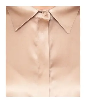 Peserico Concealed Placket Silk Shirt