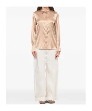 Peserico Concealed Placket Silk Shirt