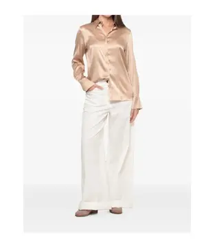 Peserico Concealed Placket Silk Shirt