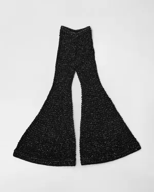 Celine Trousers In Shine Tweed