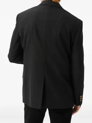 Versace Jacquard Wool Blazer