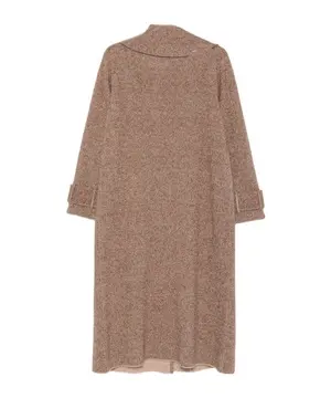 D.exterior Long Single-breasted Coat