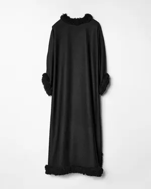Celine Dress In Viscose And Wool Natte