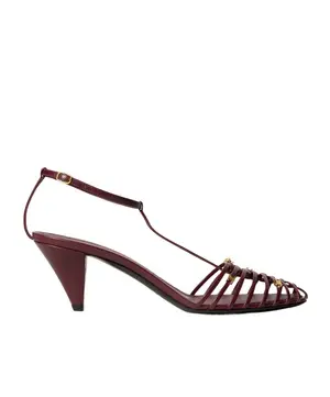 Celine Cage High-heeled Sandals - Syrah