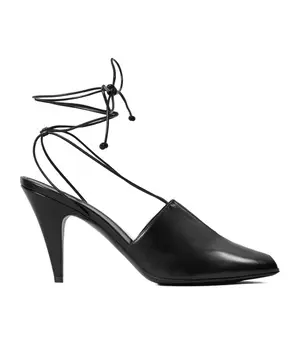 Celine V Front Sandal - Black