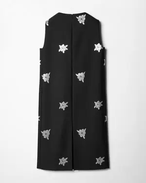 Celine Dress In Wool And Silk