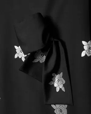 Celine Dress In Wool And Silk
