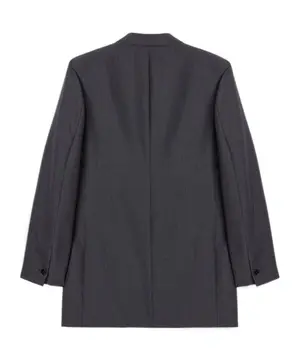 JIL SANDER Fil-à-fil Wool Tailored Jacket