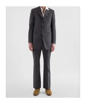 JIL SANDER Fil-à-fil Wool Tailored Jacket