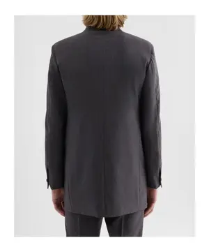 JIL SANDER Fil-à-fil Wool Tailored Jacket