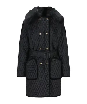 Burberry Quilted Belted Coat