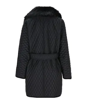Burberry Quilted Belted Coat