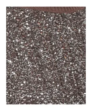 D.exterior Sequined Sleeveless Knitted Top