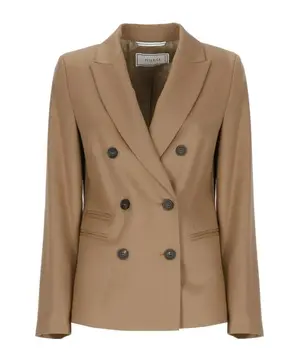 Peserico Peak-lapel Double-breasted Blazer - No