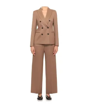 Peserico Peak-lapel Double-breasted Blazer
