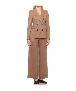 Peserico Peak-lapel Double-breasted Blazer