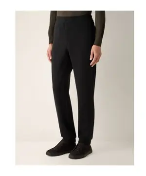Zegna Wool Cotton And Silk Joggers