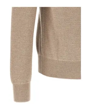 Zegna Long-sleeved Knit Polo Shirt