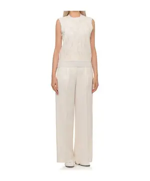Peserico Sequined Knitted Top