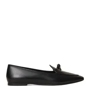 Celine Aura Bow Flats - Black