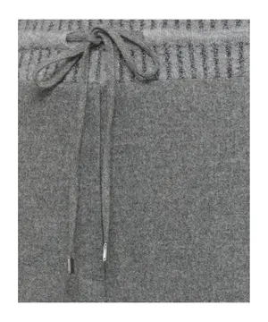 D.exterior Drawstring Knit-waist Pants