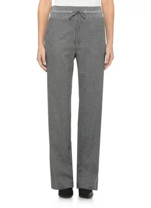 D.exterior Drawstring Knit-waist Pants