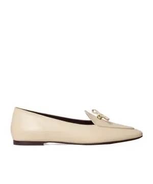 Celine Aura Bow Flats - Milk