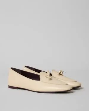 Celine Aura Bow Flats - Milk