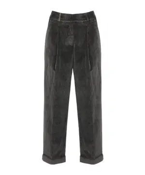 Peserico Pleated Corduroy Pants