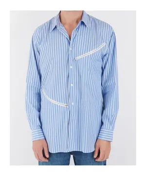 Comme Des Garçons Long-sleeved Striped Shirt