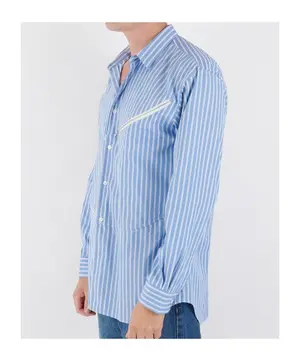 Comme Des Garçons Long-sleeved Striped Shirt
