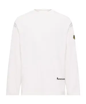 Moncler K2 Print Long Sleeve Cotton T-shirt