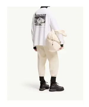 Moncler K2 Print Long Sleeve Cotton T-shirt