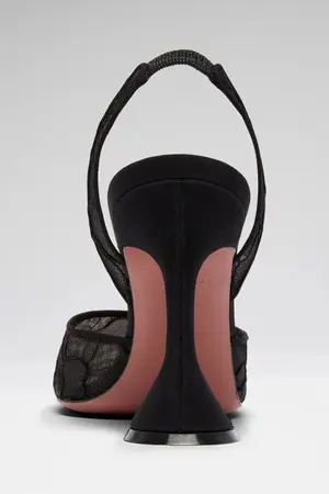Amina Muaddi Lace High-heeled Sandals