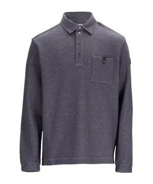 Moncler Long-sleeve Polo Shirt